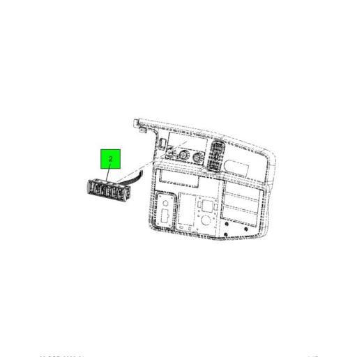 4057689C4 Navistar International | DIN Multiplex Switch Housing 6 ...