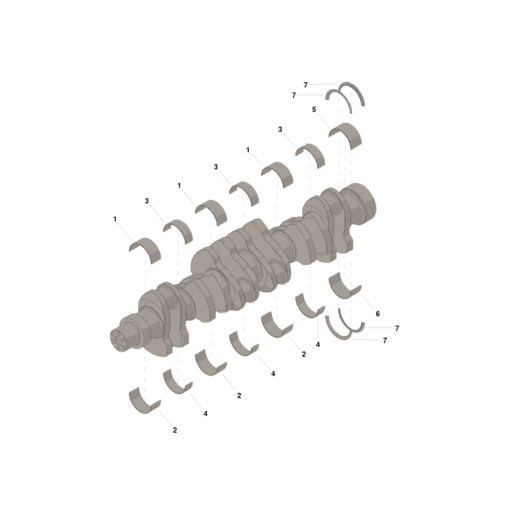 3801260 | Cummins® | Main Bearing-standard Set | Source One Parts Center