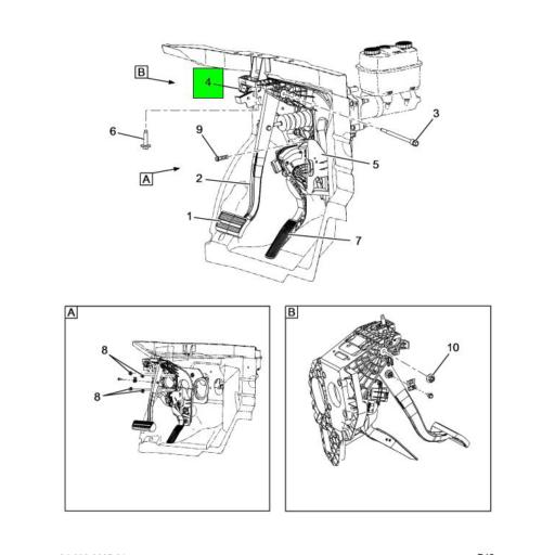 7502741C1 Navistar International | Brake Pedal Sensor | Source One ...