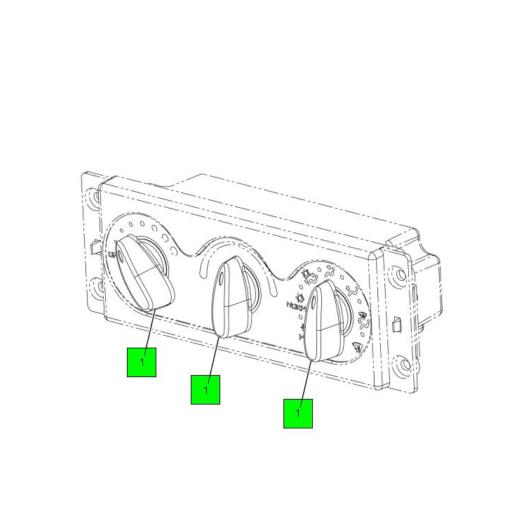 2587970C1 Navistar International | Heater and Air Conditioning Knob ...