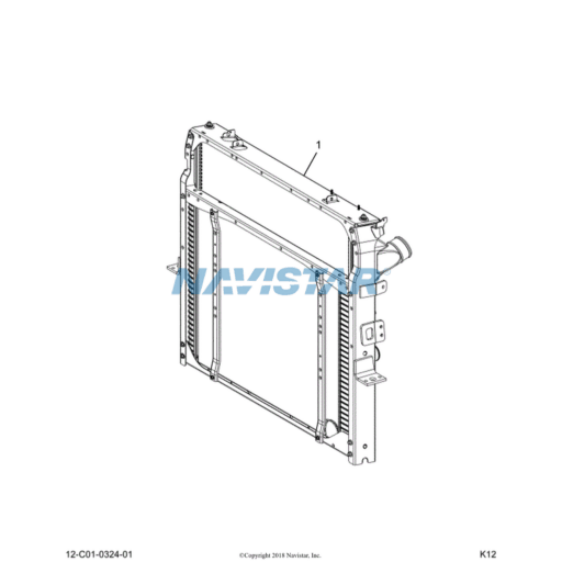 2614058C91 Navistar International | Radiator and Charge Air Cooler ...