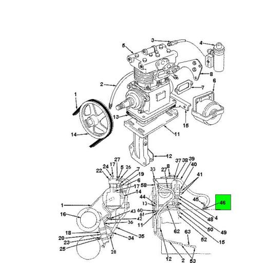 864446R1 Navistar International | Elbow Fitting 45-Degree 3/8 in MPT x ...
