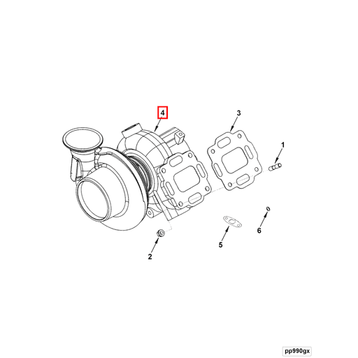 3525341 Cummins | Watercool Turbocharger | Source One Parts Center