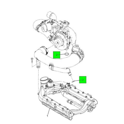 1854274C92 Navistar International | Turbocharger Mounting Seal Kit ...