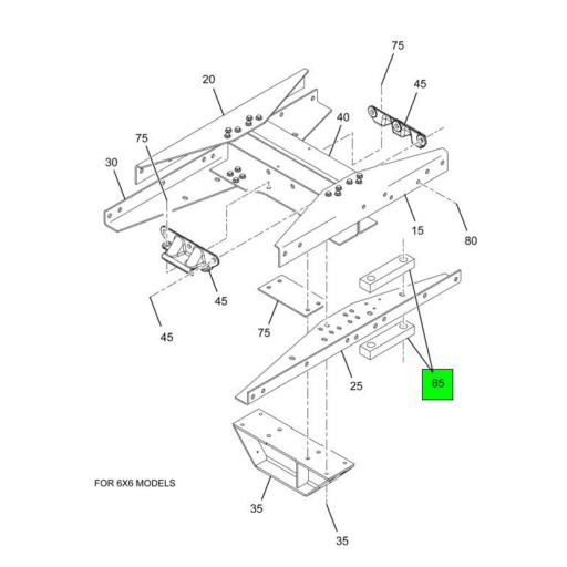 2038387C2 Navistar International | Mounting Bracket Spacer | Source One ...