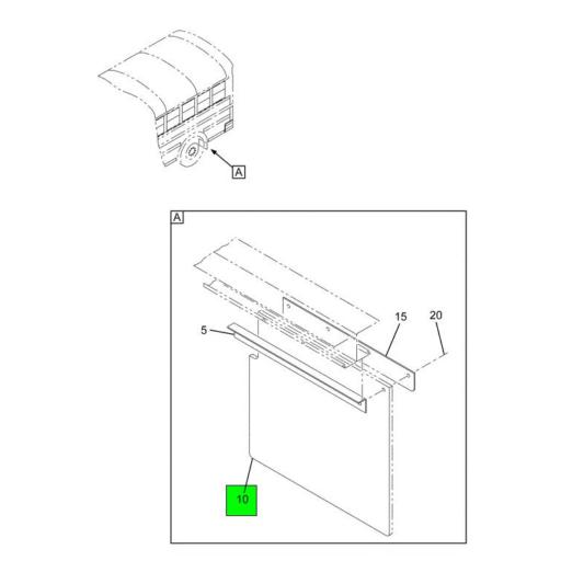 90301200 Navistar International | Mud Flap Rear Standard Skirts 24 x 30 ...