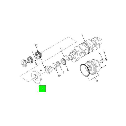 2597607C1 Navistar International | Vibration Crankshaft Y Damper ...