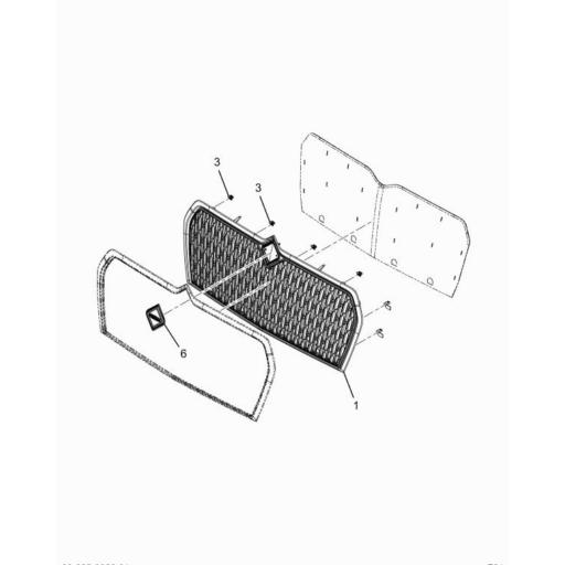 4131911C94 Navistar International | Grille Assembly Low Cab MIC ...