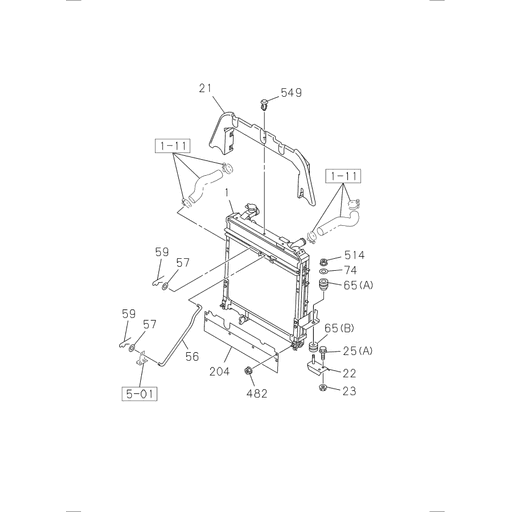 8-98128-925-1 Isuzu | Air Guide Asm | Source One Parts Center