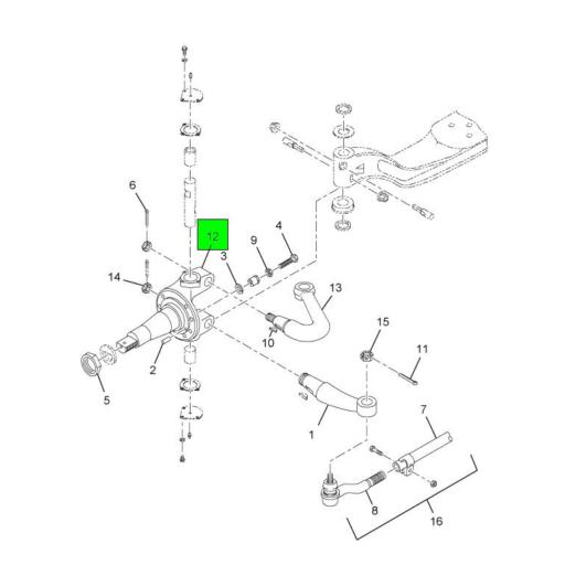 2610257C91 Navistar International | Right-Hand Steering Knuckle with ...