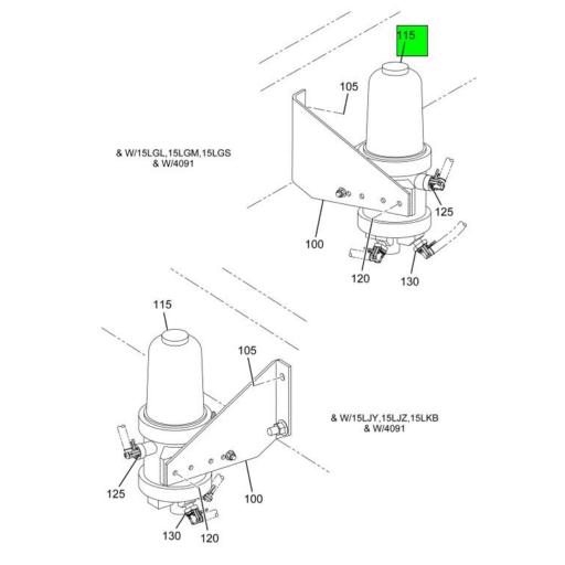 3526573C93 Navistar International | Davco 7-Micron Fuel Filter Assembly ...
