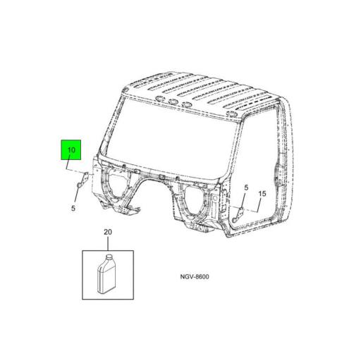 3810979C4 Navistar International | Right Hood Support Bracket Assembly ...