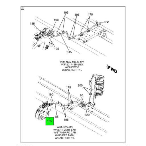 4101350C1 Navistar International | DEF Fluid Return Hose | Source One ...