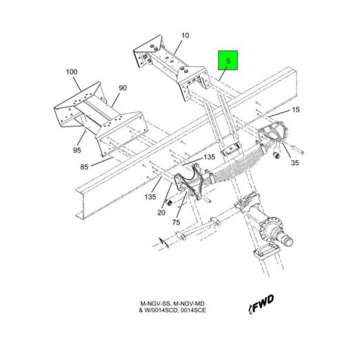 6091809C1 Navistar International | BOLT HUCK BOBTAIL 16 DIAMETER-20 ...
