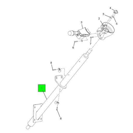 3539188C1 Navistar International | TUBE DRIVE SHAFT STEERING COLUMN ...