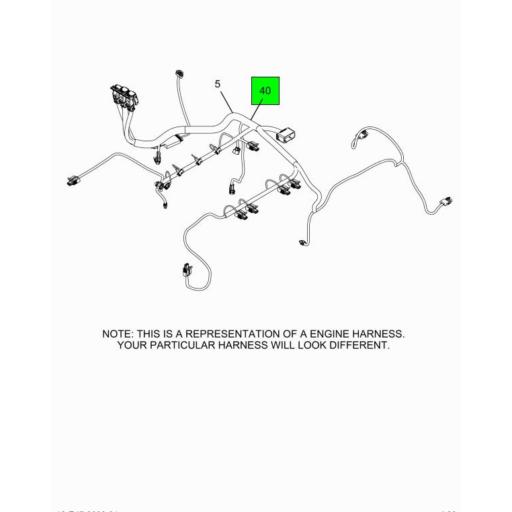 3840817F91 Navistar International | IBB Engine Harness Zero-Volt ...