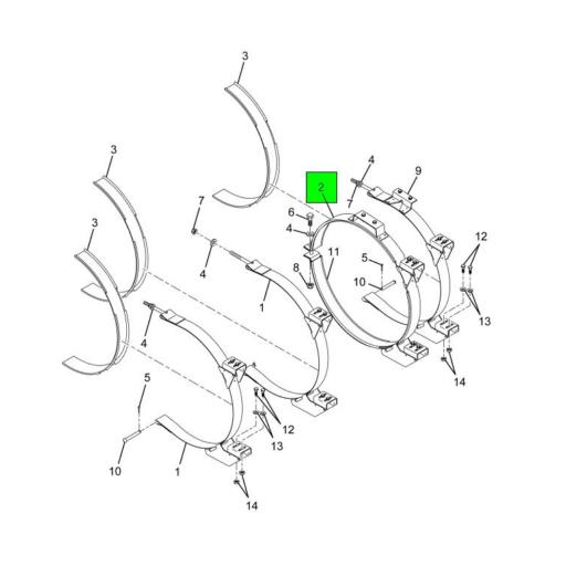 3566085C2 Navistar International | Fuel Tank Mounting Strap | Source ...
