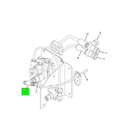 2017495C1 Navistar International | Fitting T-Tube Quick Connect 1/4 in ...