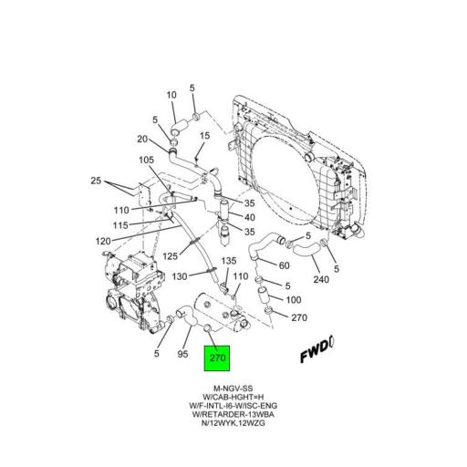 4050878C1 Navistar International | Hose Clamp Special Worm Drive 255315 ...