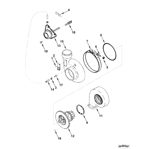 4955272 Cummins | Turbocharger Kit | Source One Parts Center