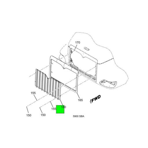 3670932C92 Navistar International | GRILLE ASSEMBLY WITH BUGSCREEN ...