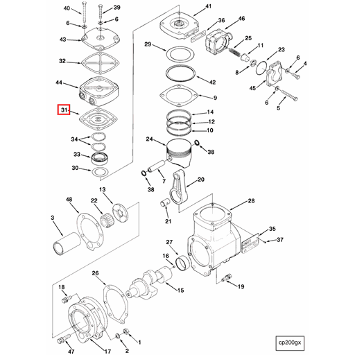 3558668 Cummins | Air Compressor Gasket | Source One Parts Center