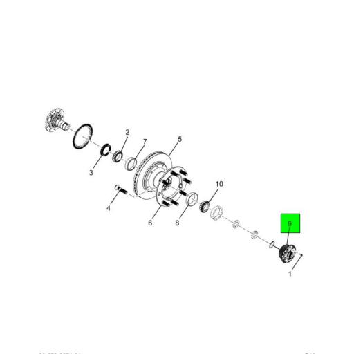 6041592C91 Navistar International | Wheel Bearing Retainer | Source One ...