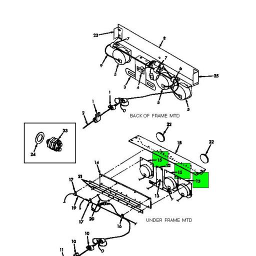 513826C1 Navistar International | Light Mounting Base Grommet | Source ...