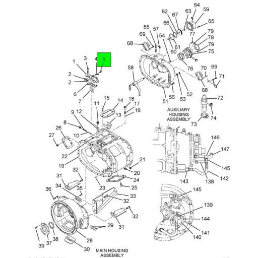 2502411C1 Navistar International | Elbow Fitting 1/8 in NPT x 3/16 in ...