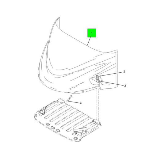 3556418C92 Navistar International | DEFLECTOR AIR ROOF MOUNTING ...