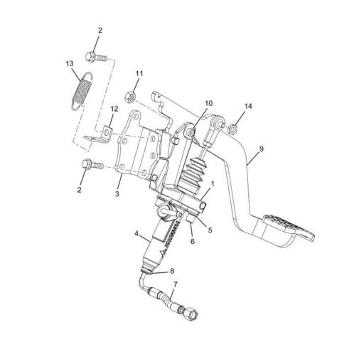 4077719C91 Navistar International | Clutch Pedal | Source One Parts Center