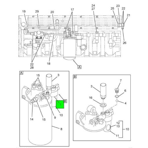 1825661C93 Navistar International | Fuel Filter Header | Source One ...