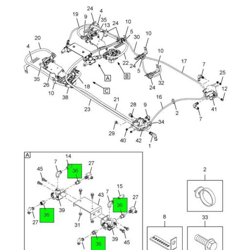 3572104C1 Navistar International | Fitting 3/8 in NPT to 3/4 in NPS ...
