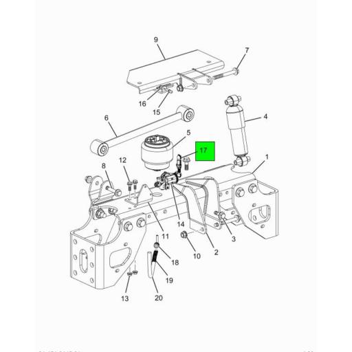 4142334C1 Navistar International | Height Control Valve Linkage Support ...