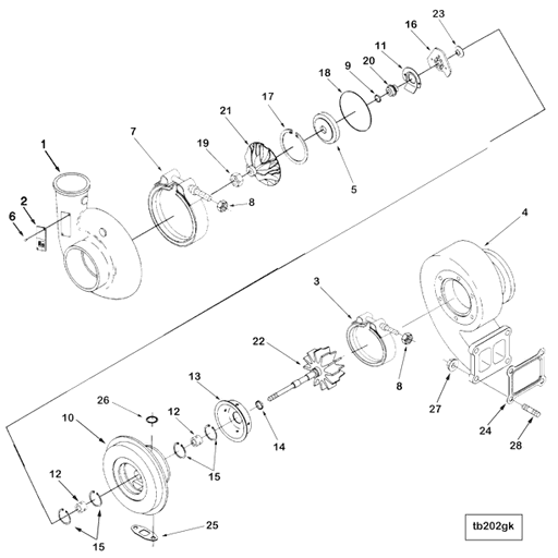 4024968 Cummins | EXCHANGER55 Heat Turbocharger | Source One Parts Center