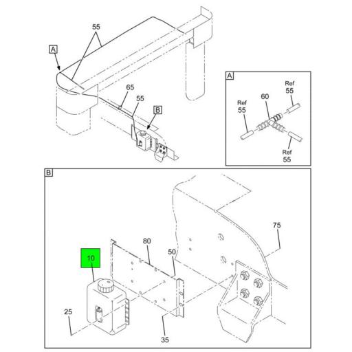 449016001 IC Bus | Bottle Container Assembly with Washer | Source One ...