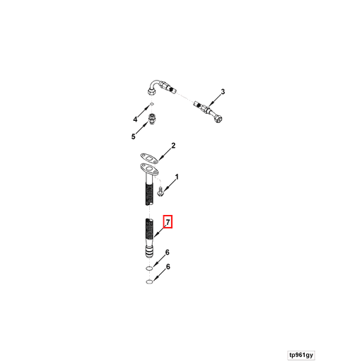 5255216 Cummins | Turbocharger Oil Drain Connection | Source One Parts ...