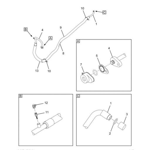 4093705C92 Navistar International | Hose Air Conditioning Assembly ...