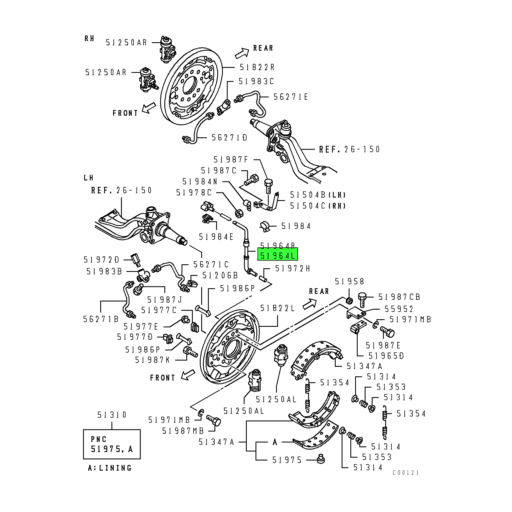 MK585830 Mitsubishi FUSO | Left Hand Front Brake Pickup Sensor | Source ...