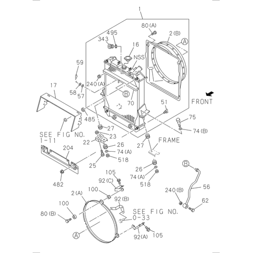 8-97233-988-2 Isuzu | Fan Guide Bracket | Source One Parts Center