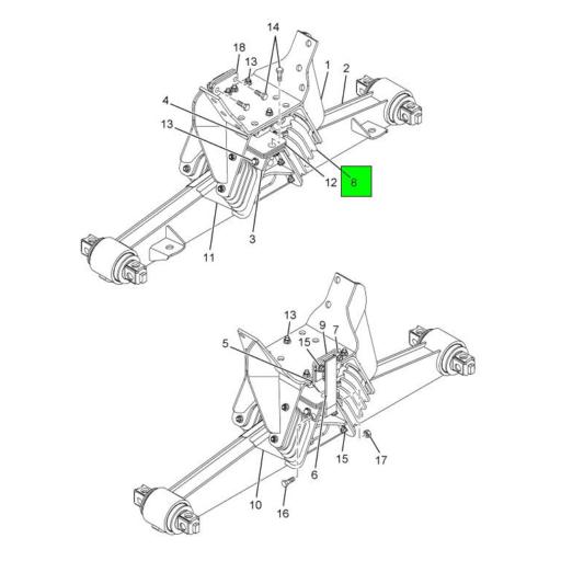 2586433C1 Navistar International | SPRING KIT HMX BLST TIE BAR W ...