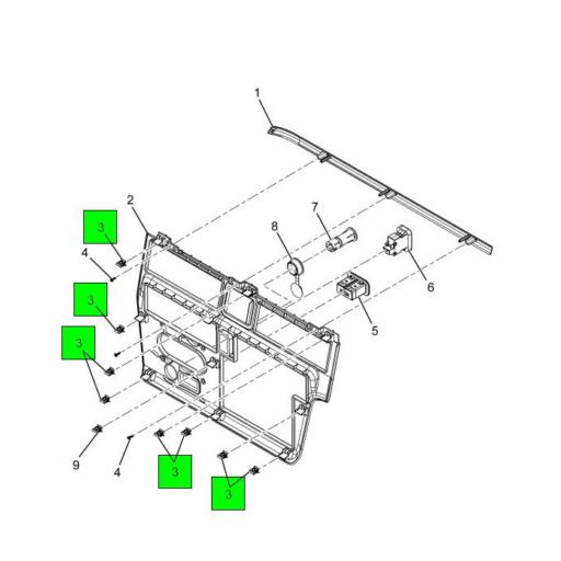 3765286C1 Navistar International | Retainer Clip - 5 Pack | Source One ...