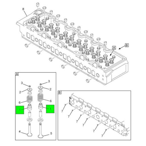 1833432C1 Navistar International | Valve Stem Seal Assembly | Source ...