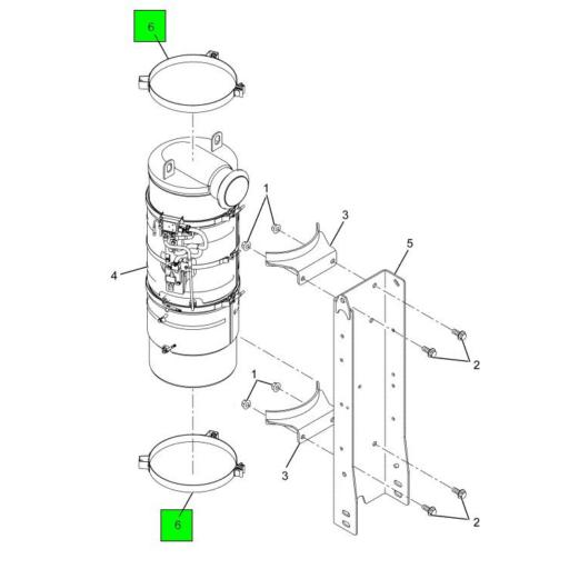 4027881C1 Navistar International | STRAP MUFFLER SUPPORT VERTICAL DPF ...
