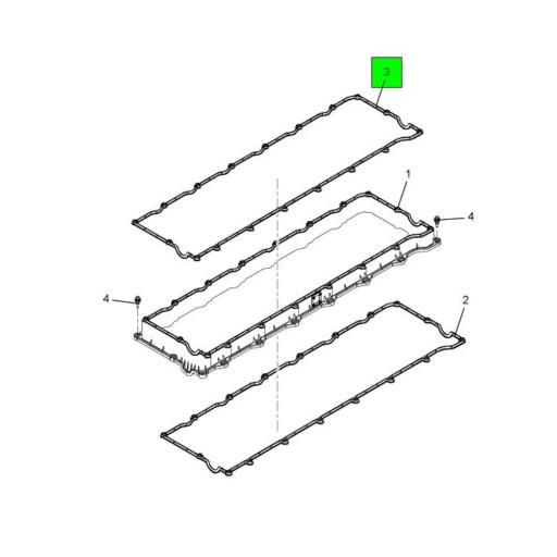 3018366C2 Navistar International | GASKET UPPER COVER | Source One ...