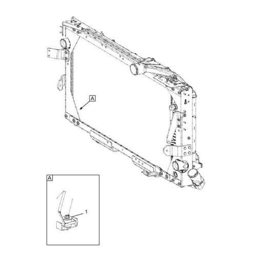 2604193C91 Navistar International | Radiator Charge Air Cooler CAC with ...