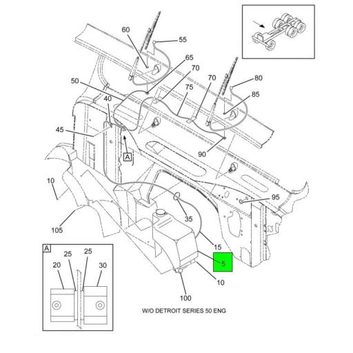 1665147C91 Navistar International | Windshield Washer Fluid Tank ...