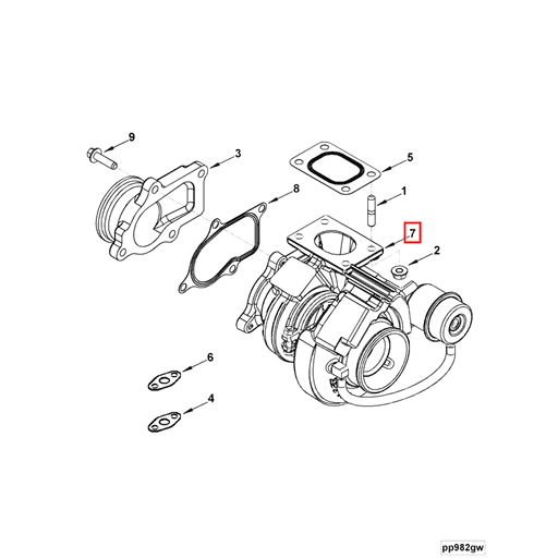 4040374 Cummins | Turbocharger | Source One Parts Center