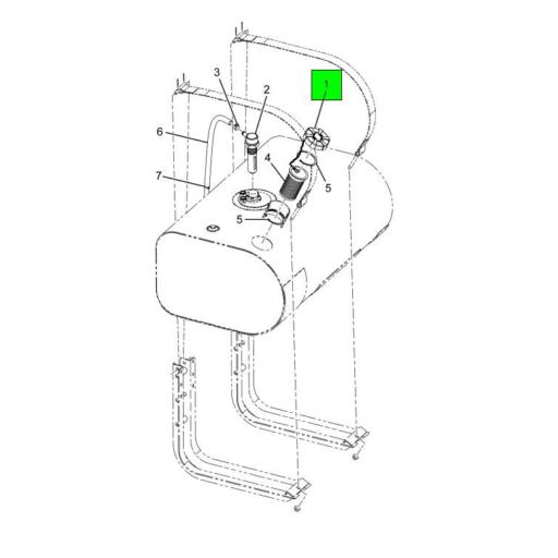 3591619C1 Navistar International | CAP FUEL TANK NON-LOCKING FILLER ...