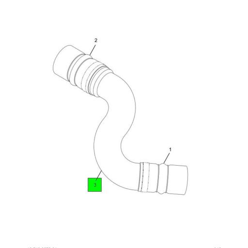 4051314C1 Navistar International | Pipe Air Hot-Side Charge Air Cooler ...
